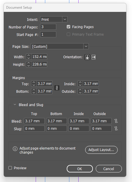 Correct Bleed Settings for KDP Paperback Cover (6 ... - Adobe Product ...