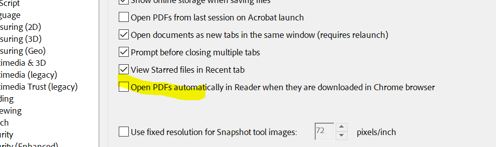 Solved How To Stop Adobe Acrobat From Automatically Openi Adobe