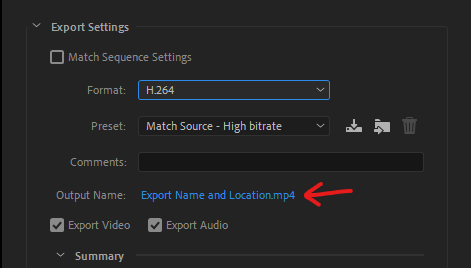 Exporting video - Adobe Community - 11068066