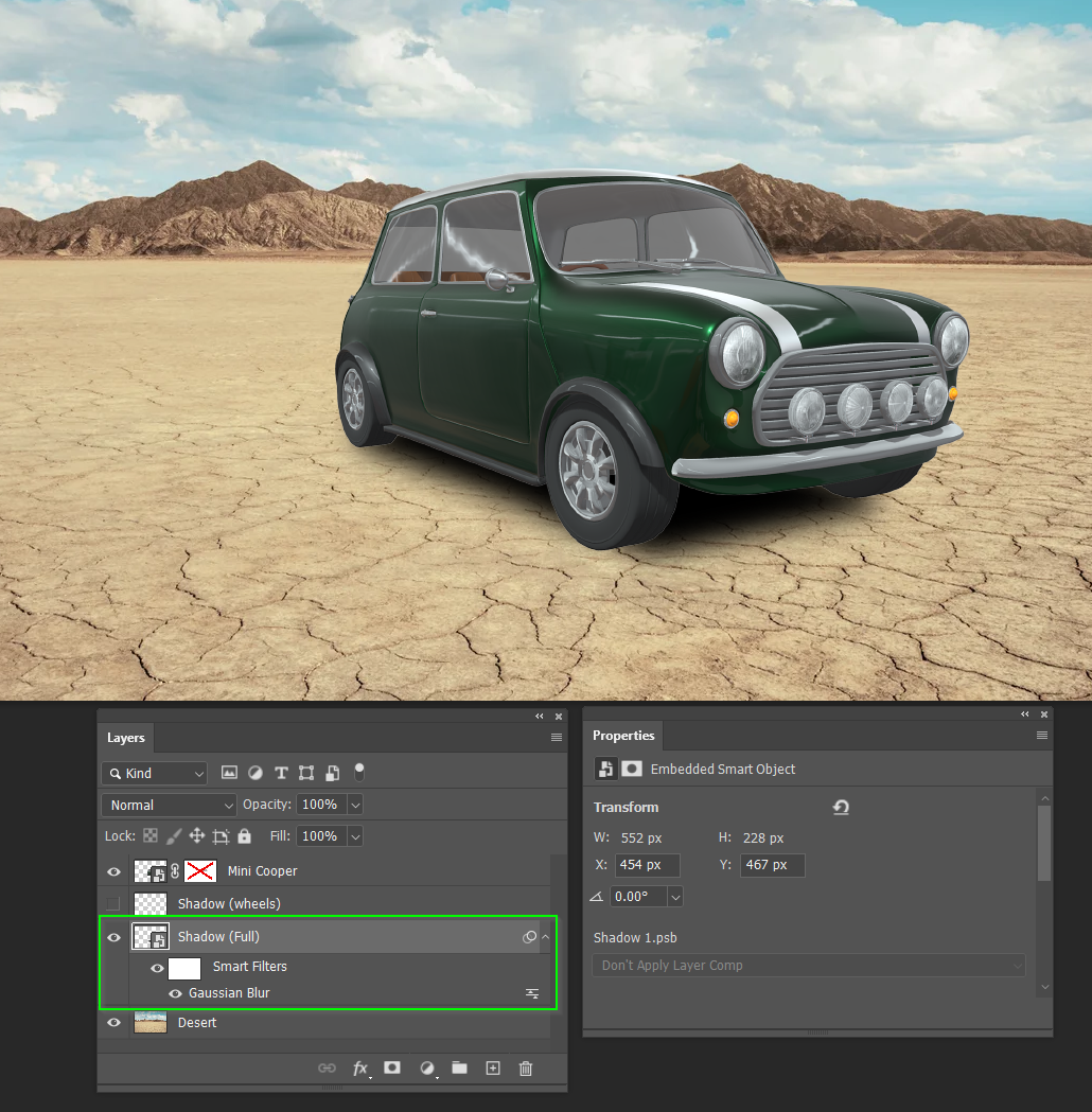 Solved: Shadow under car - Adobe Product Community - 15380212