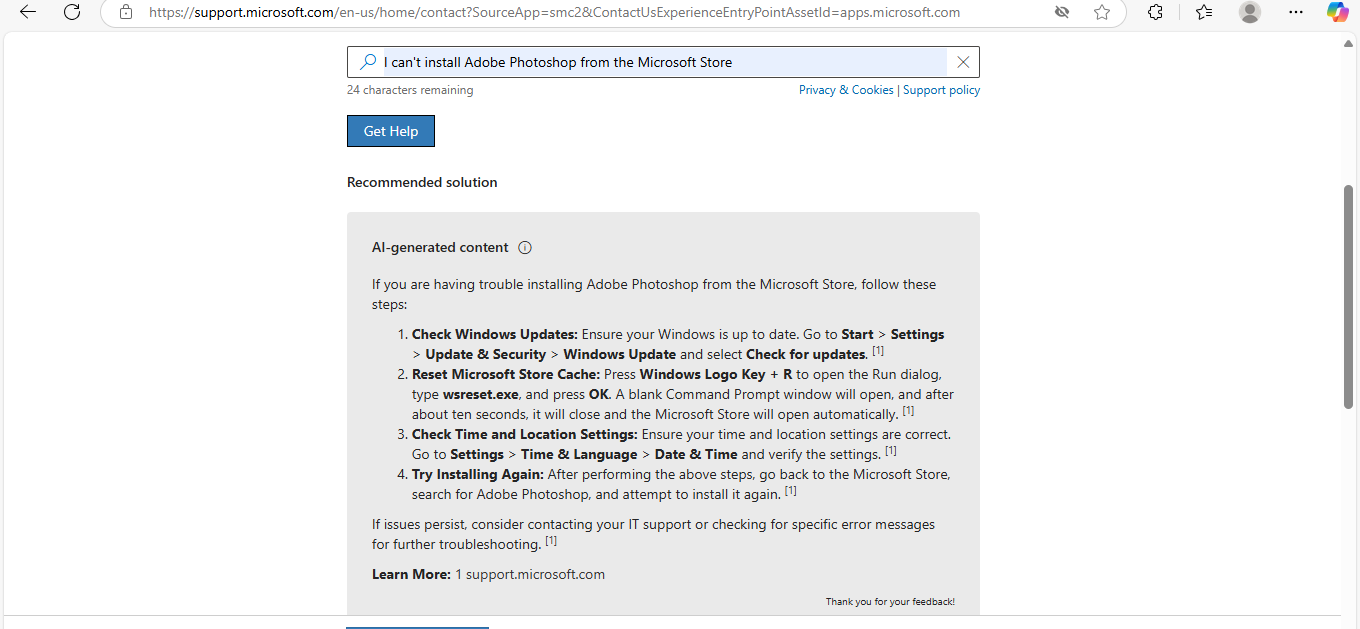 My adobe photoshop won't install [Microsoft Store] - Adobe Product ...
