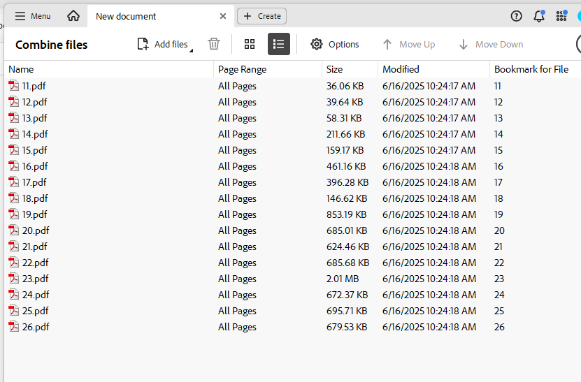 File Explorer-Combine Files not selecting showing ... - Adobe Product ...