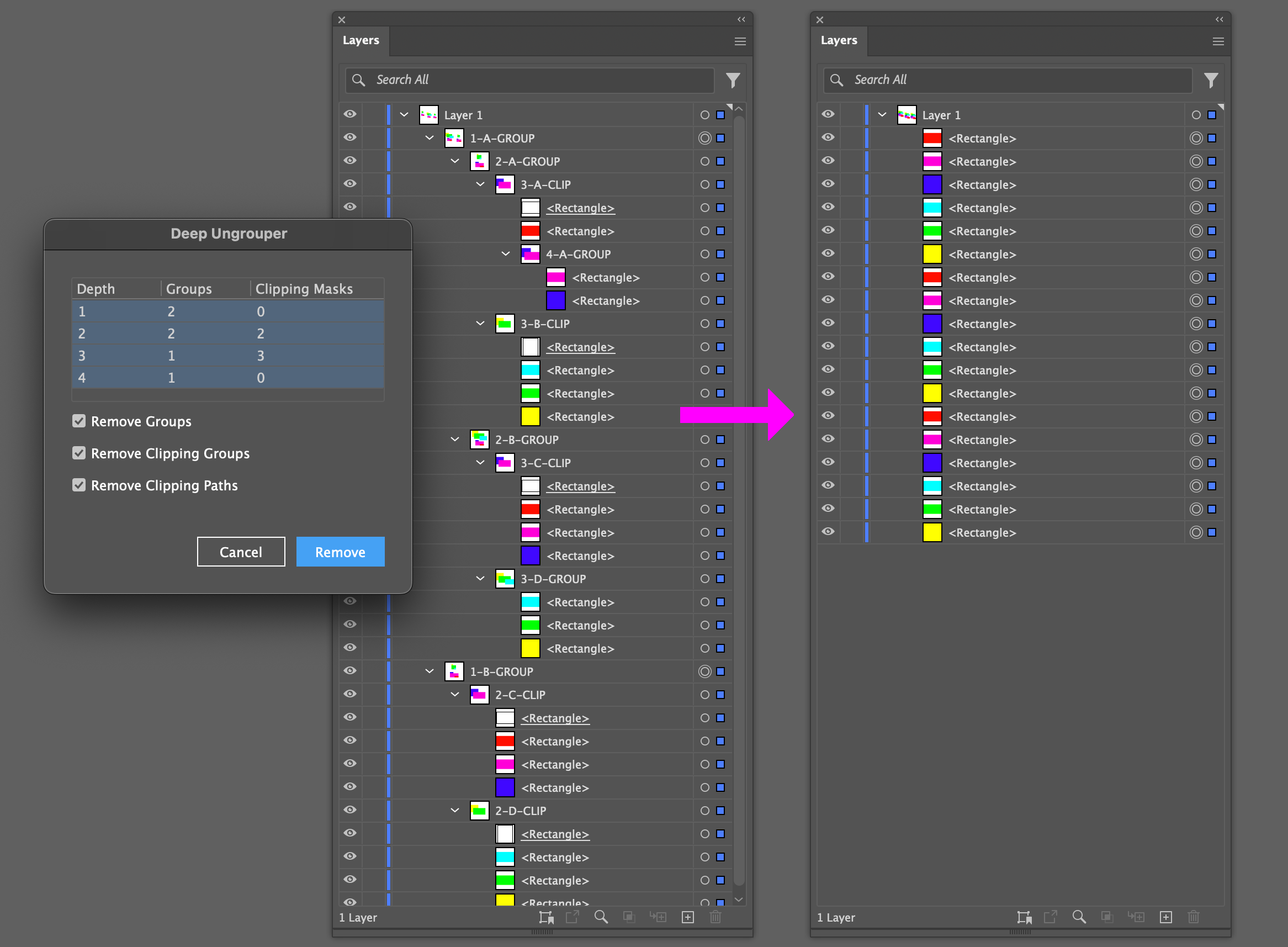 Solved: Anyone else having issues with the ExtUngroup scri... - Adobe Product Community - 15392910