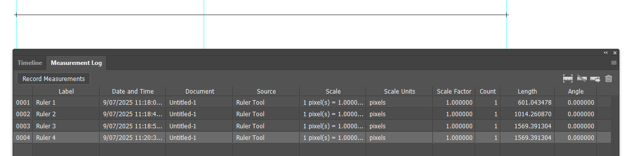 Solved: How do you get 2 measurements with ruler? - Adobe Product ...