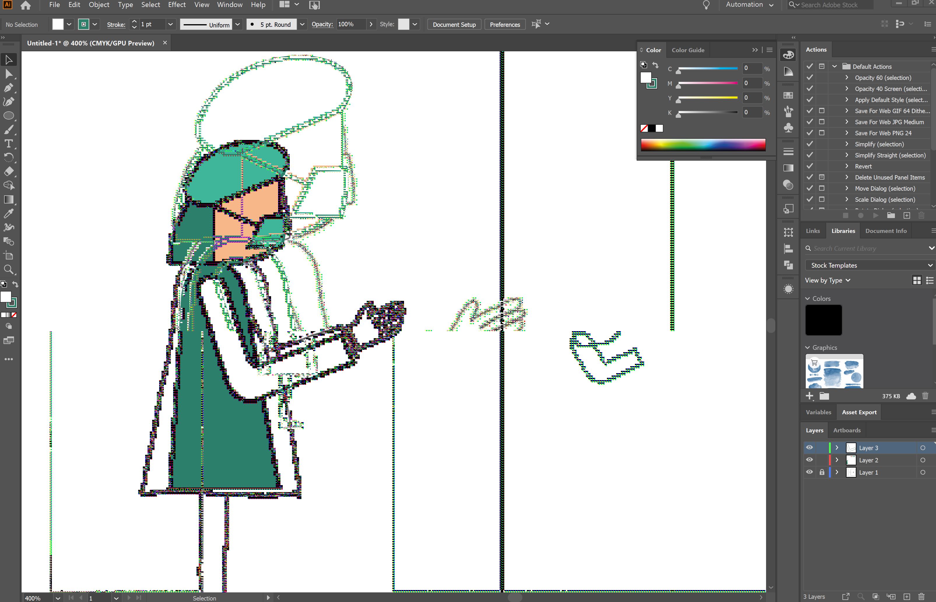 Illustrator screen pixeled - Adobe Community - 11072876