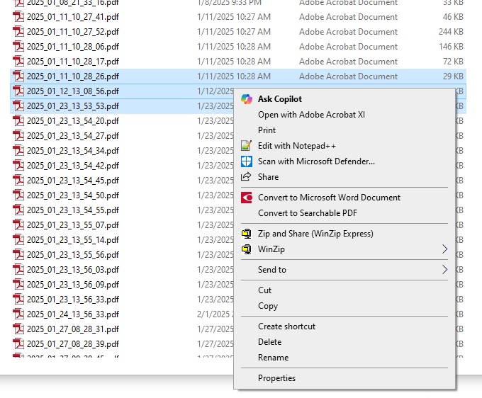 Combine Files Context Menu Item Missing From File Adobe Product Community 15108636