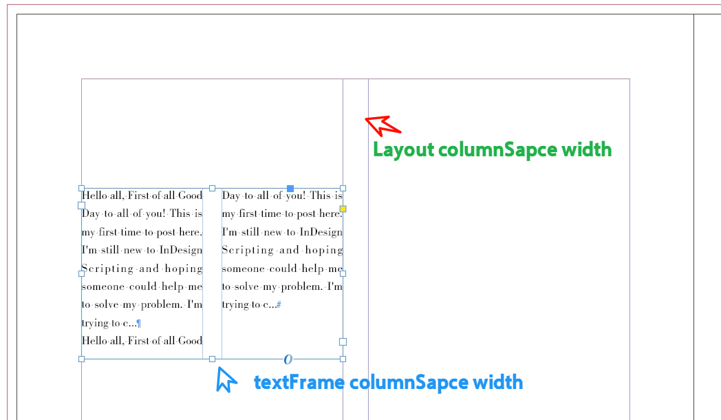 Solved: How to get the current layout column spacing width... - Adobe Product Community - 15426335
