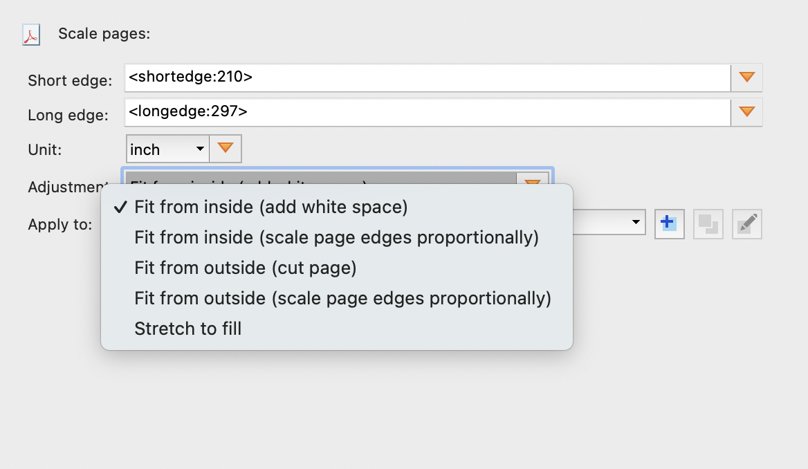 Preflight - PDF fixups - how to Scale pages to US ... - Adobe Product ...