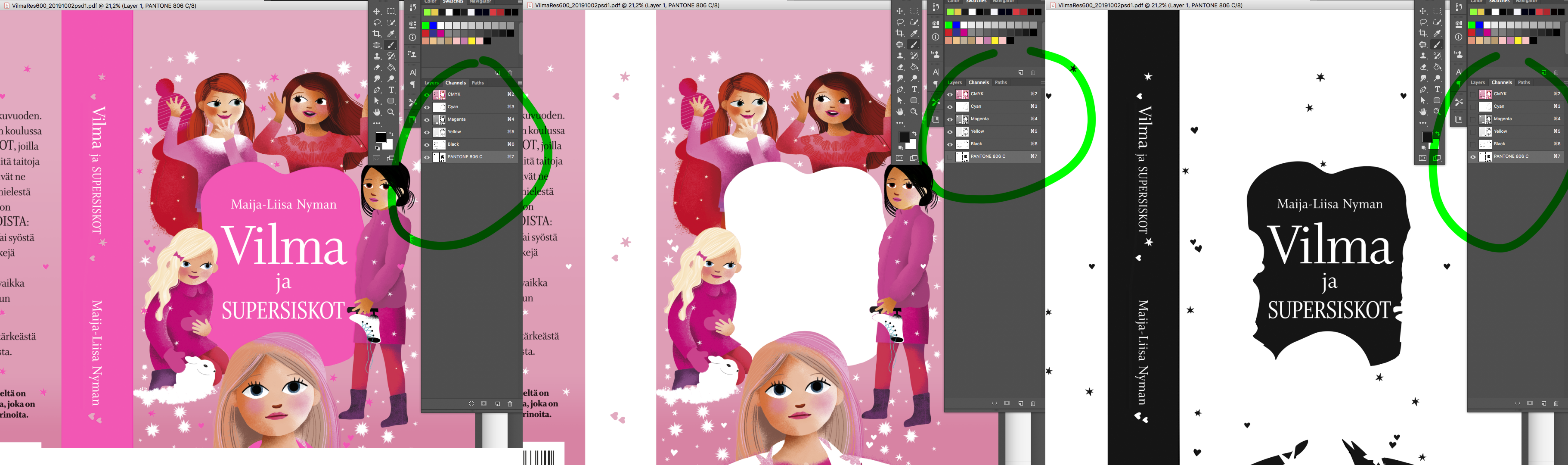 How to make a pdf for 5-color printing, Photoshop ... - Adobe Product ...