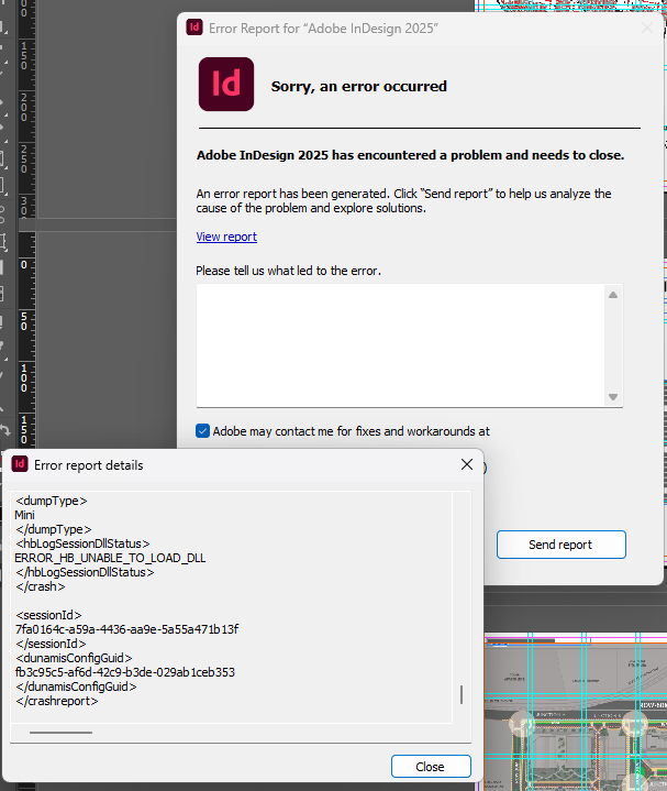 InDesign 20.5: CRASH REPORT! File won't open. - Adobe Product Community ...