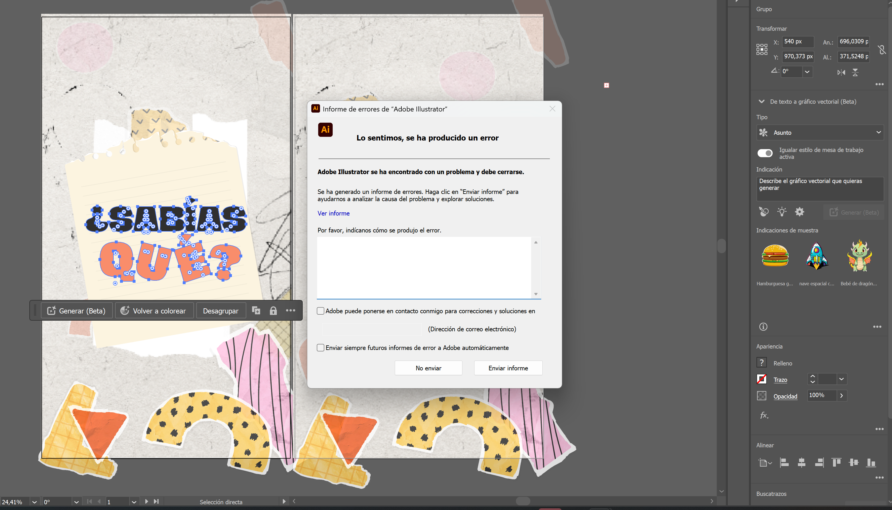 Illustrator Crashes When Copying - Illustrator 29.... - Page 5 - Adobe Product Community - 15437593