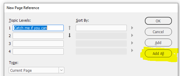 Index InDesign shortcut keys - Adobe Product Community - 15467190