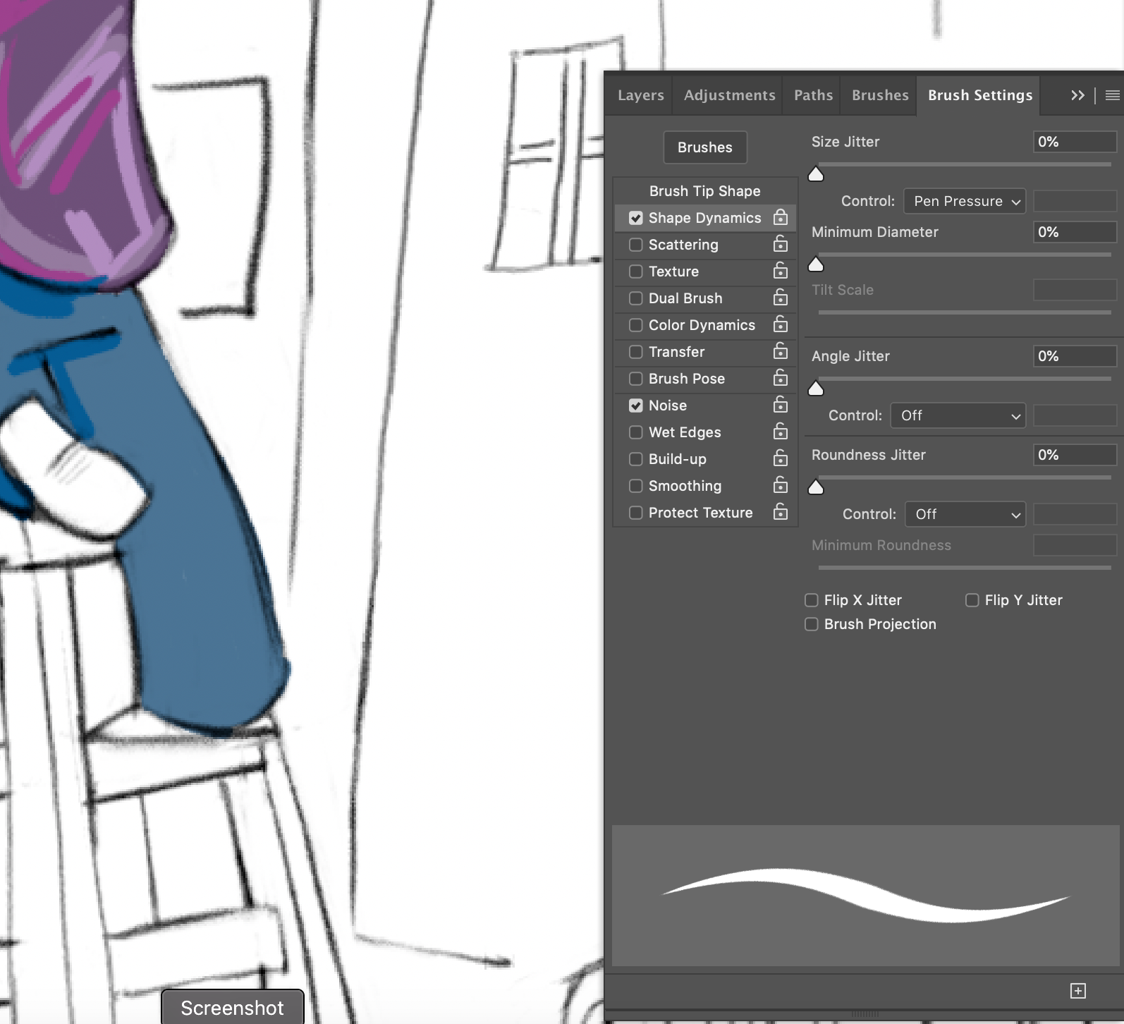 Brush loses its size jitter to pen pressure after ... - Adobe Product Community - 11077846