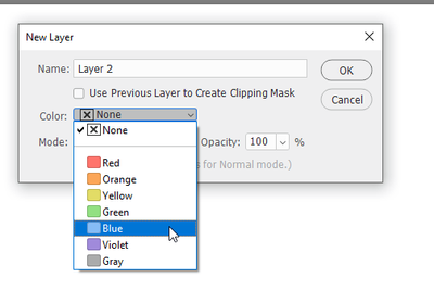 Color tagging Layers in Photoshop - Adobe Support Community - 11057221