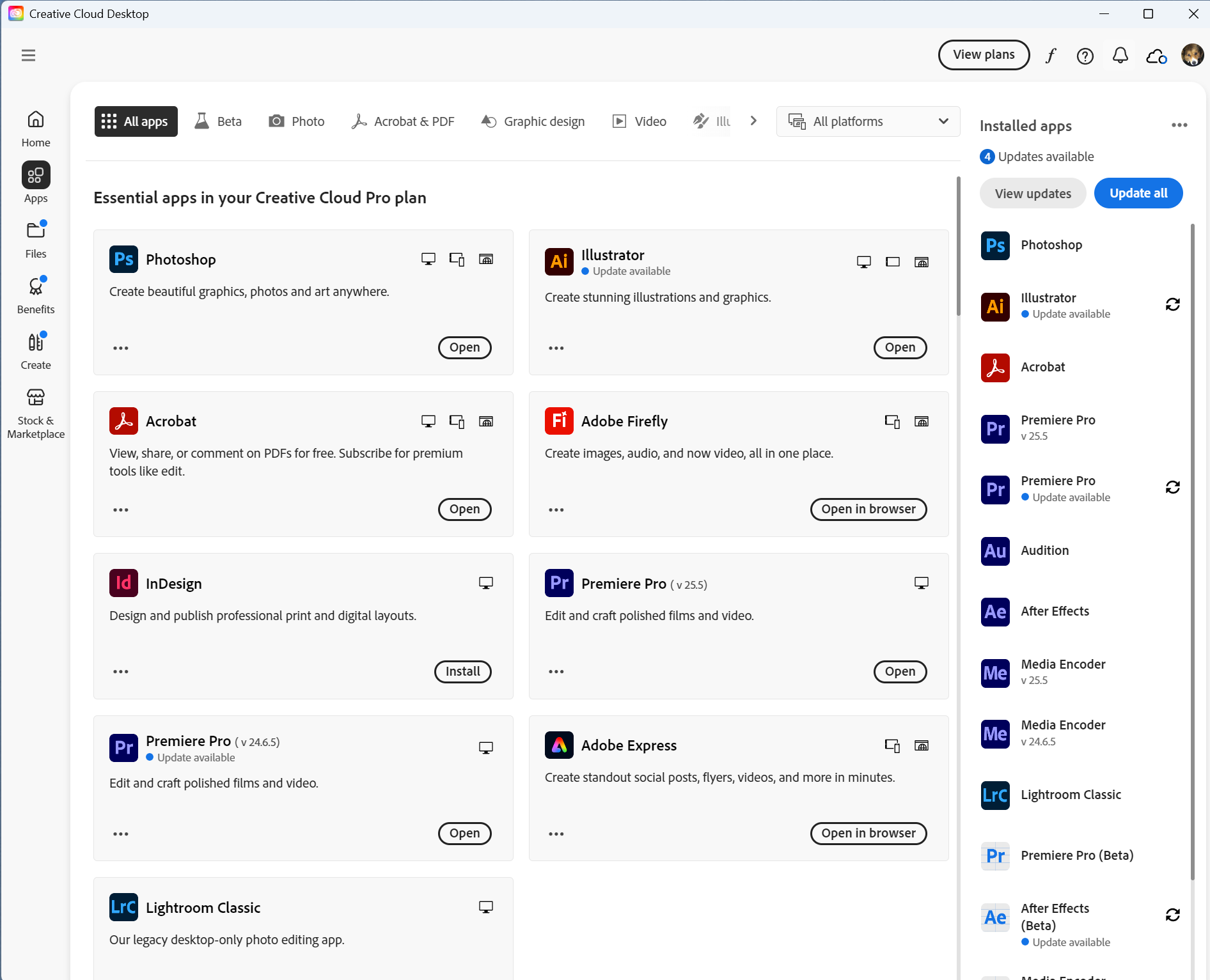 프리미어 프로 베타 버젼 앱이 안보입니다 뭔짓을해도.. - Adobe Product Community - 15506492