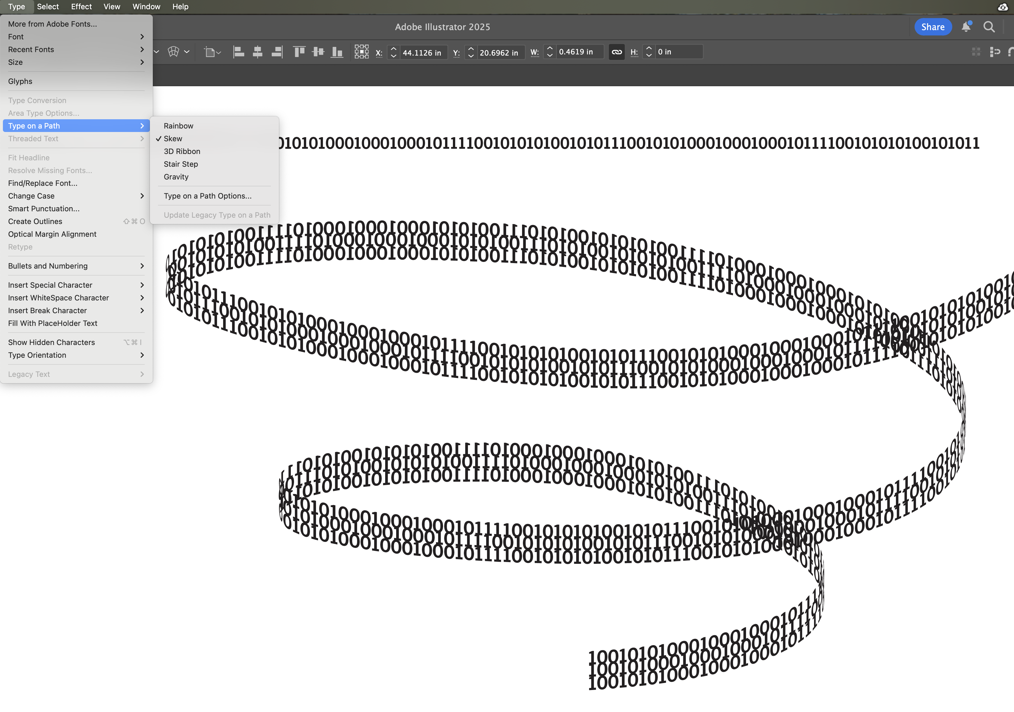 How to create illustration of "flow of binary... - Adobe Product ...