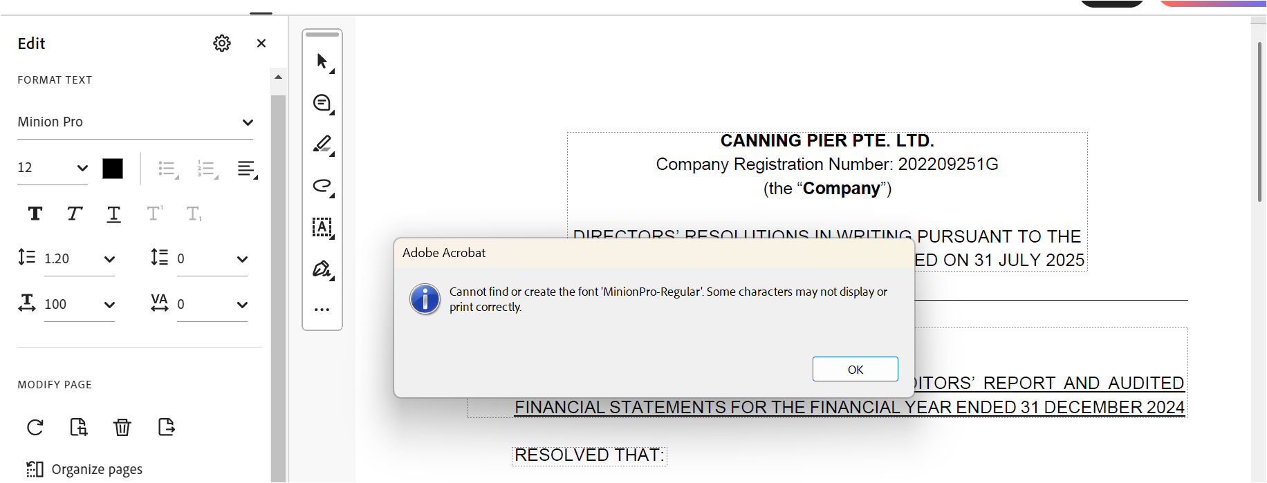 Fonts errors in PDF - Adobe Product Community - 15539839
