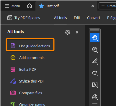 Where do I find ACTION WIZARD option in new Acroba... - Adobe Product ...