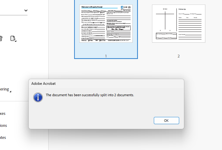 Solved: I cannot split PDF into separate pdfs - Adobe Product Community - 15299438