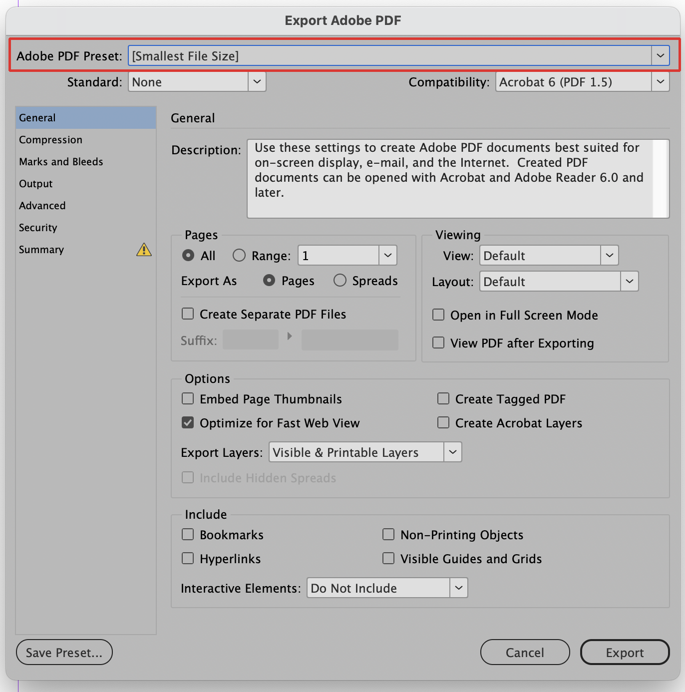 Solved: Large file size when exporting as a PDF - InDesign... - Adobe ...