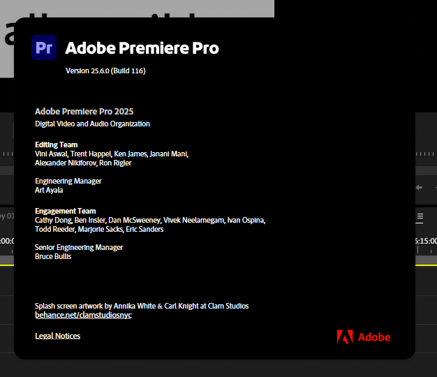 P: Premiere projects saved in v25.6.0 cannot be op... - Page 16 - Adobe Product Community - 15589164