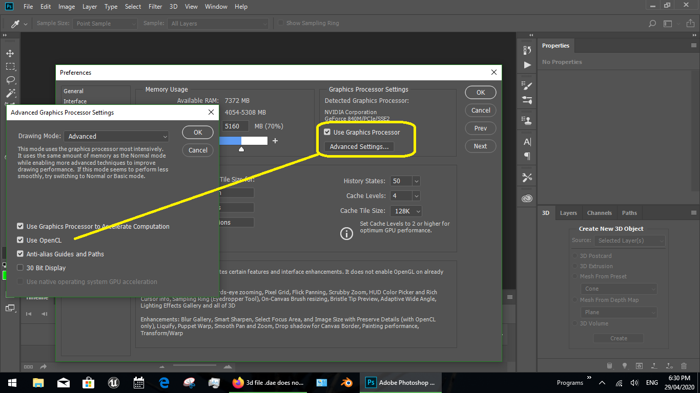 3d file .dae does not open - Adobe Support Community - 11089707