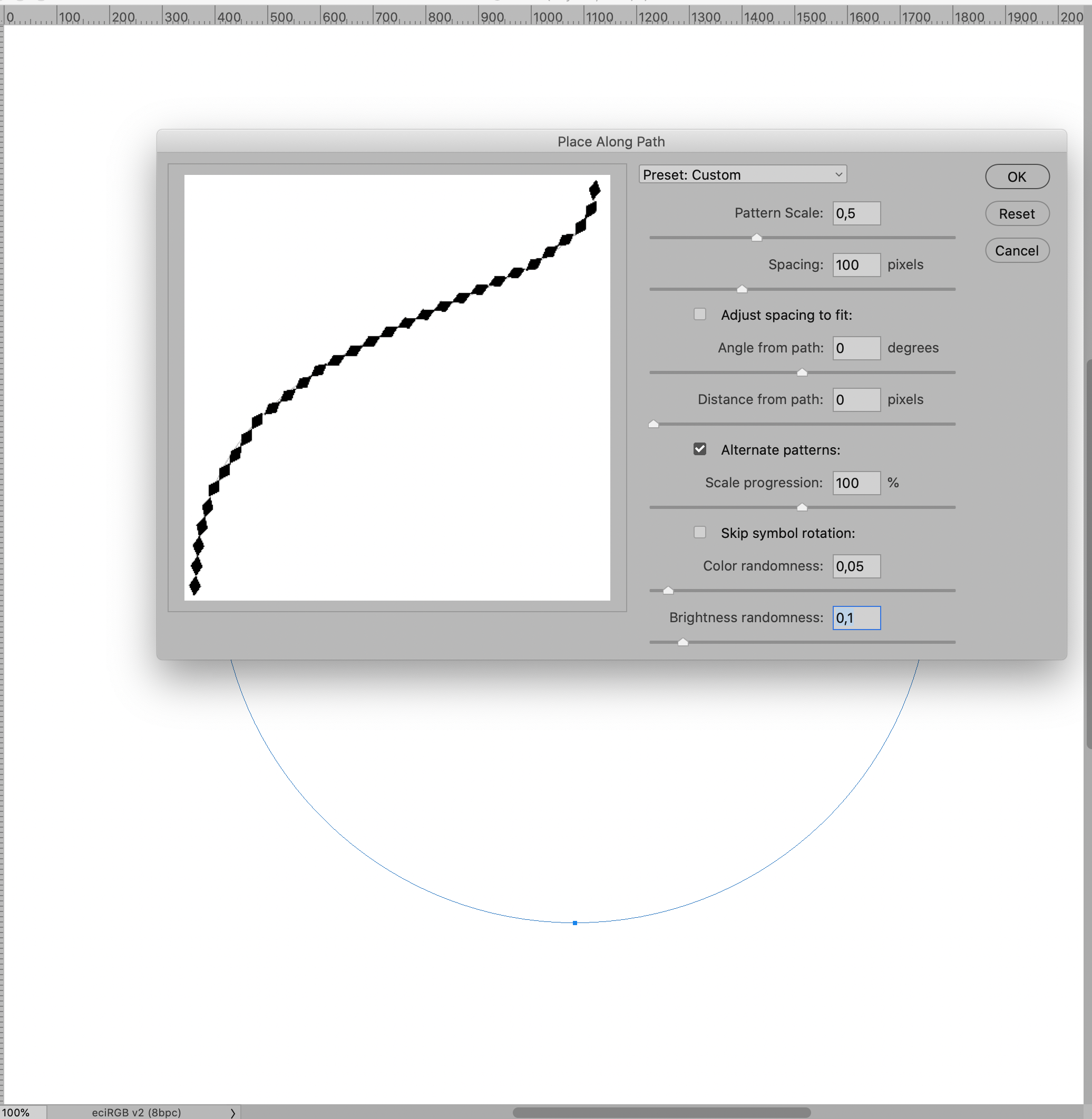 Fill Path with Pattern, only filling the inner par... - Adobe Product ...