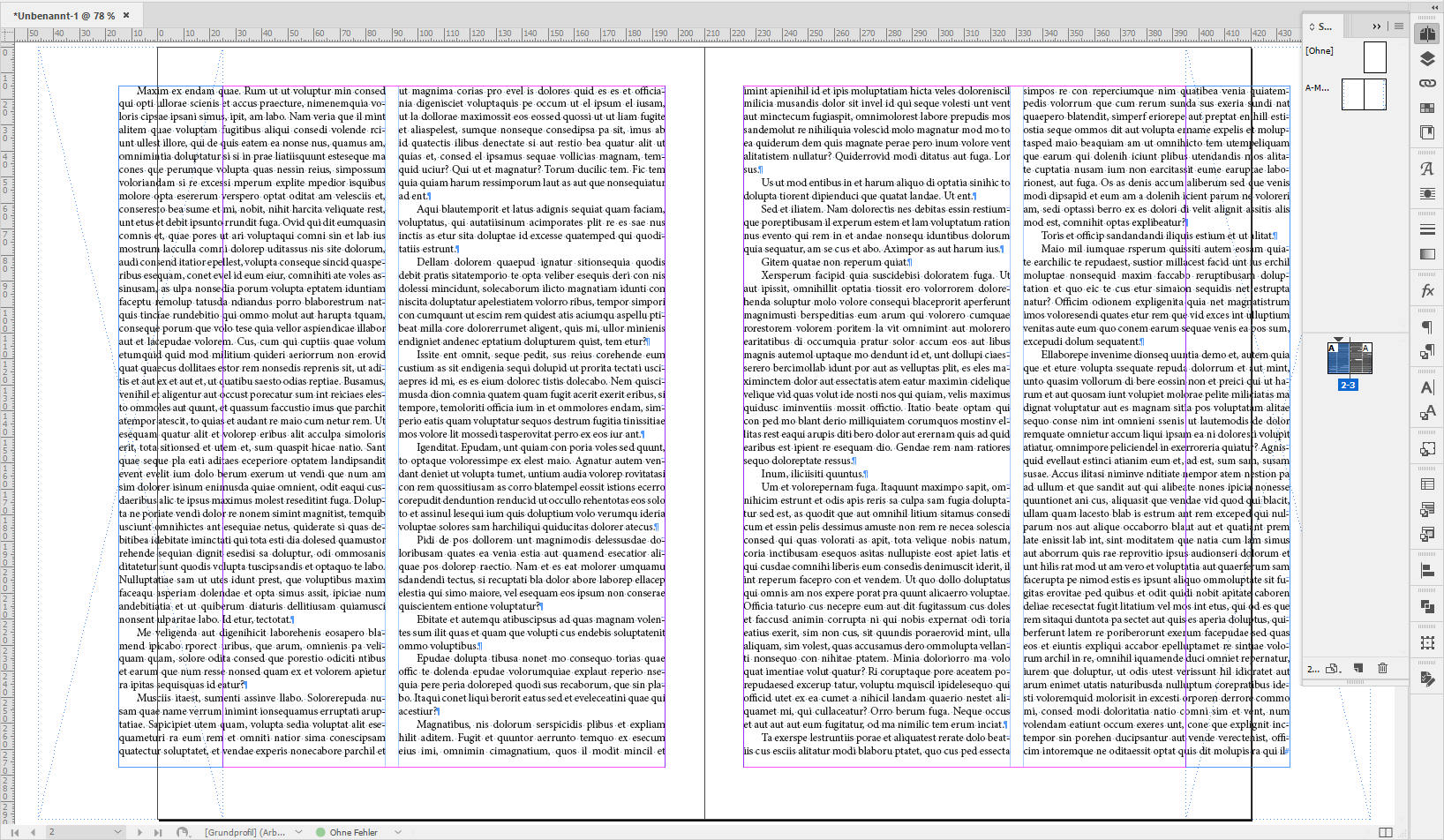Solved: Re: Text frame with uneven column width - Adobe Product ...