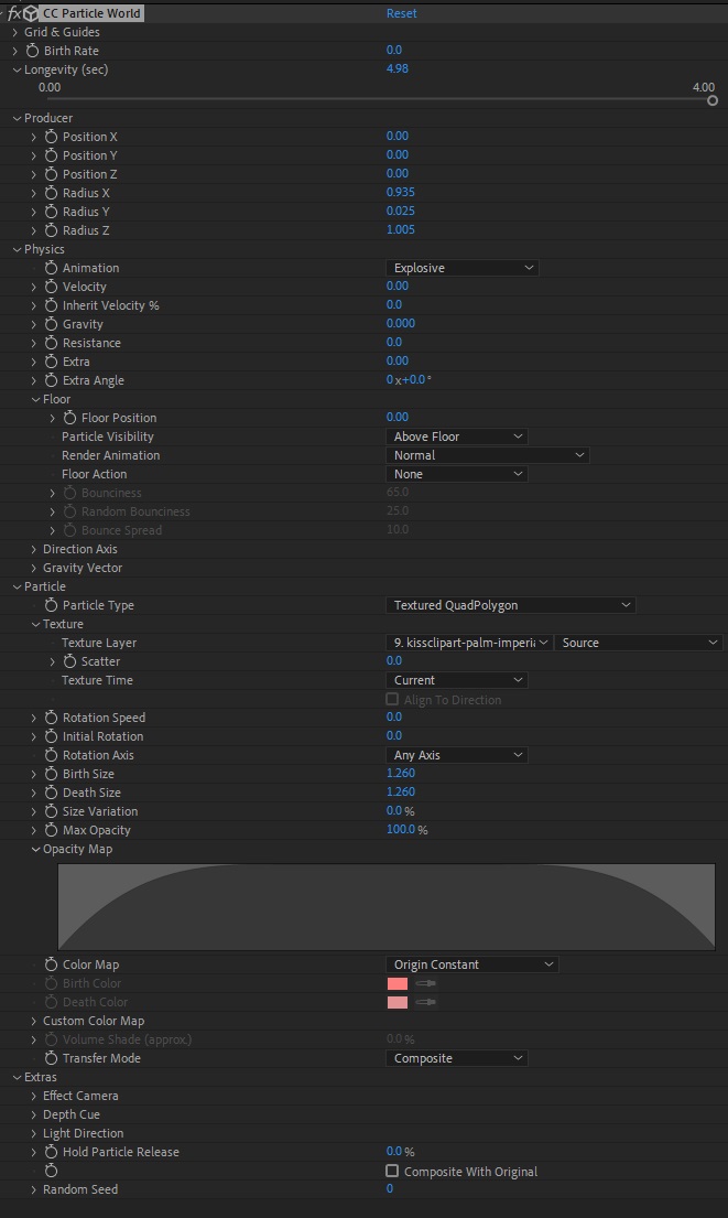 Need help with CC Particle World preset - Adobe Product Community ...