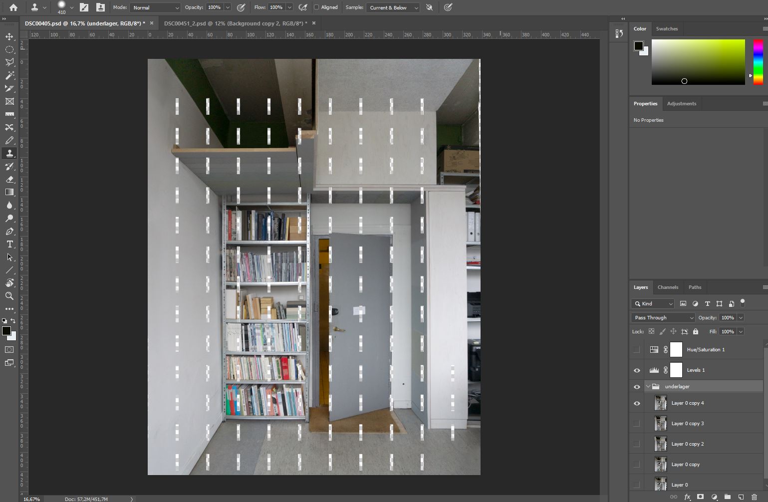 How do i remove this pattern of transparent stripe... - Adobe Community ...