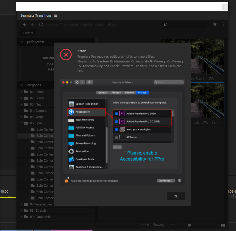 PPro plugin requires additional rights (Win10) - Adobe Community - 11113902