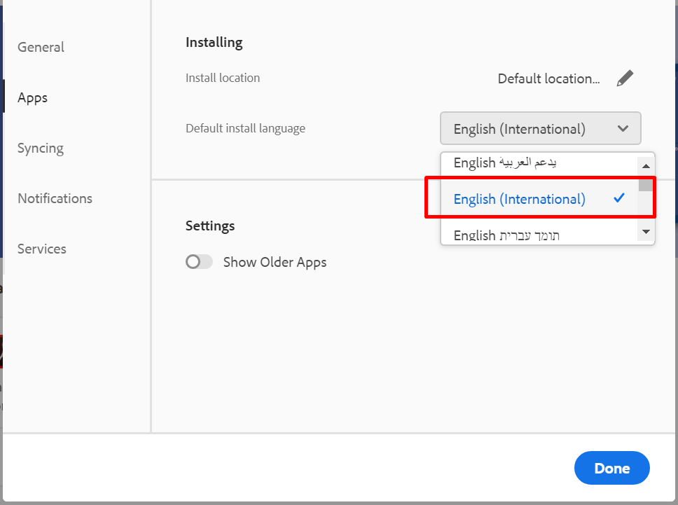 Switch InDesign language from German to English - Adobe Product ...