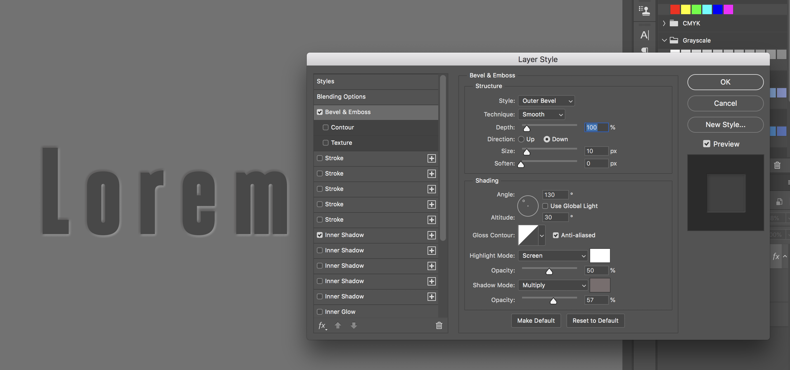 Solved: PS 2020 Problems with Bevel & Emboss - Adobe Product Community ...