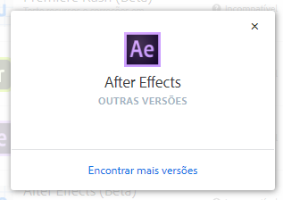 Solved: downloading older versions of after effects! HELP - Adobe ...