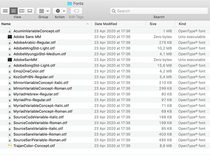 Solved: New computer_want to remove unwanted fonts - Adobe Product Community - 11135922