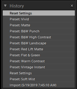 Lightroom Classic Present changing after selection - Adobe Community ...