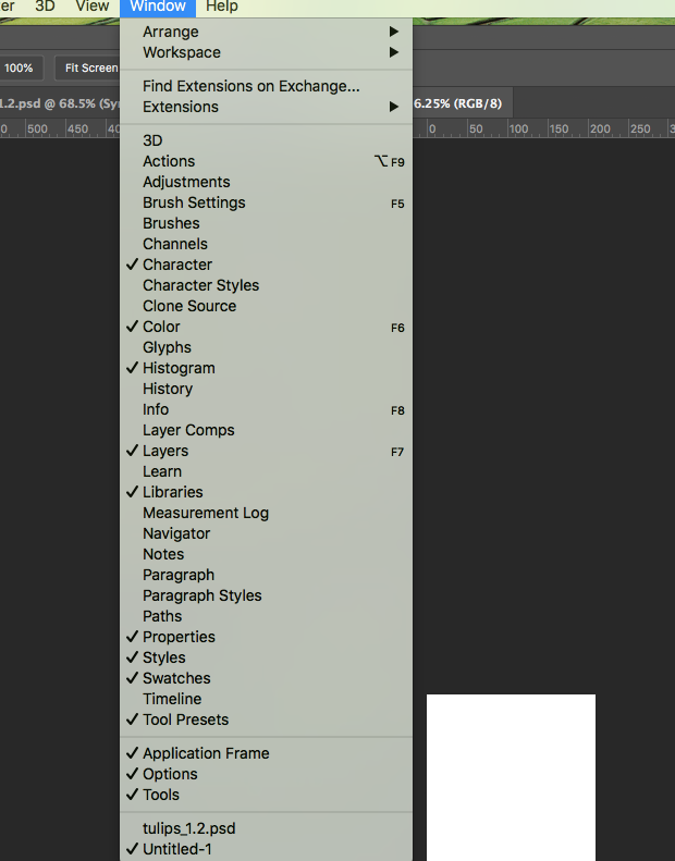 Solved: Can not get Patterns Panel to display in Photoshop... - Adobe ...