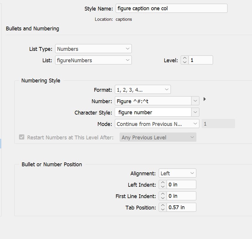 Appearance of numbered figure captions vary even t... - Adobe Product ...