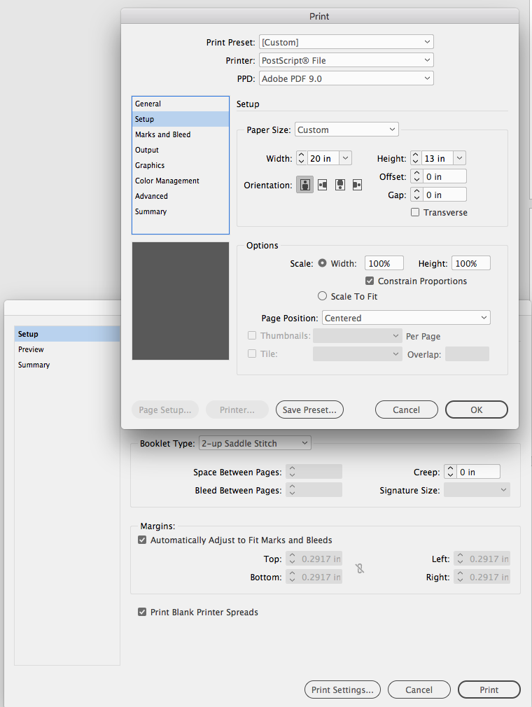 Re: Print to Booklet Error Message in InDesign - Adobe Product ...