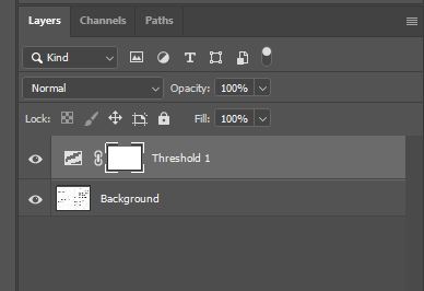 Threshold layer becomes empty - Adobe Product Community - 11157875
