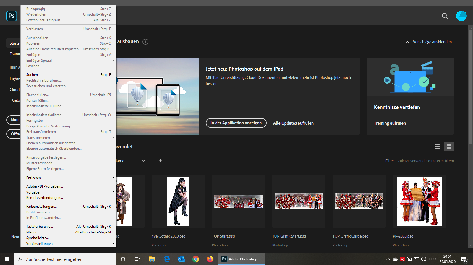Solved: P: Photoshop top menu bar is missing (File, Edit, ... - Adobe ...