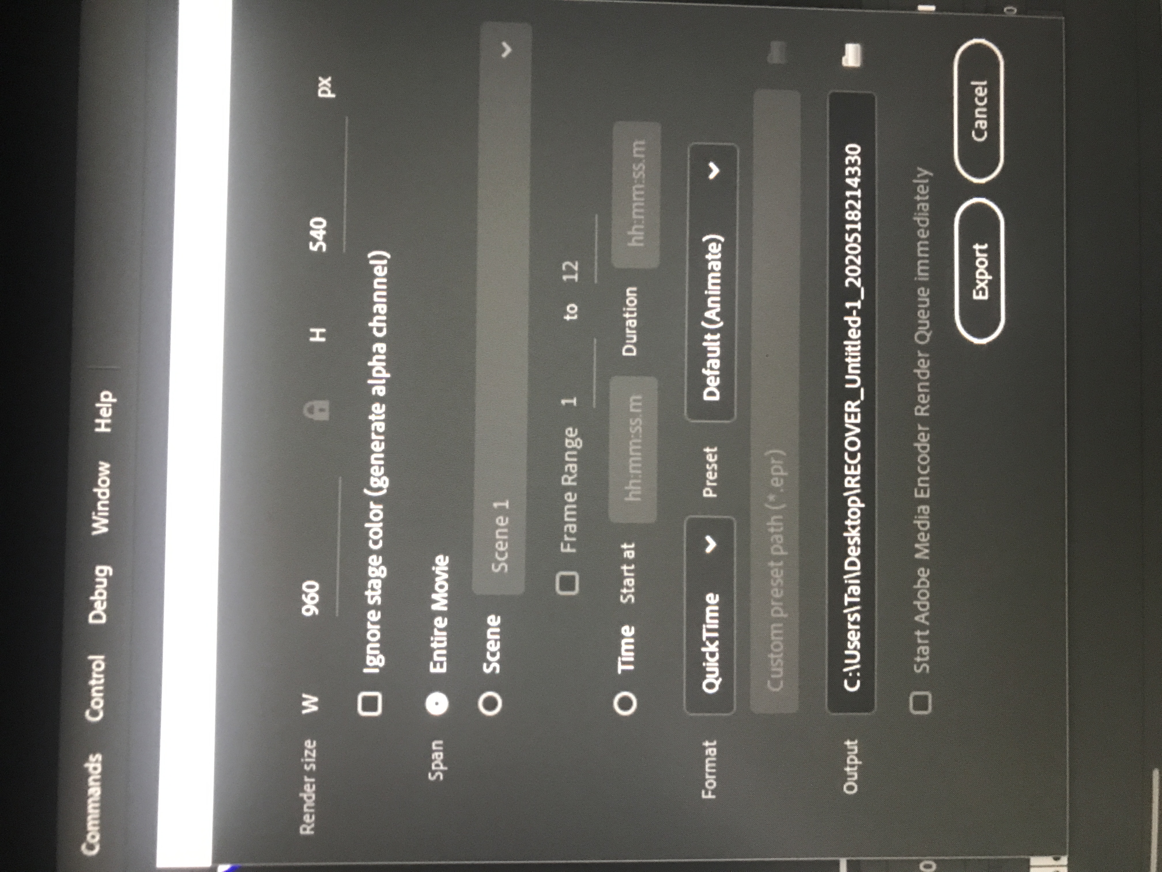 Solved: how to export to MP4 from Animate - Adobe Support Community ...