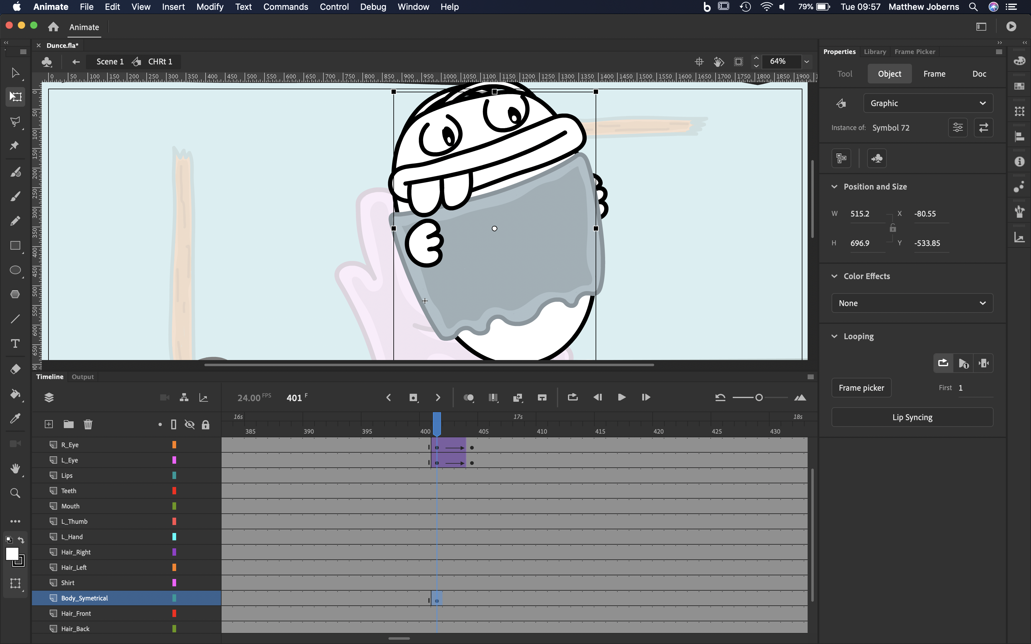 Animate CC changing the rotation of the transform ... - Adobe Product ...
