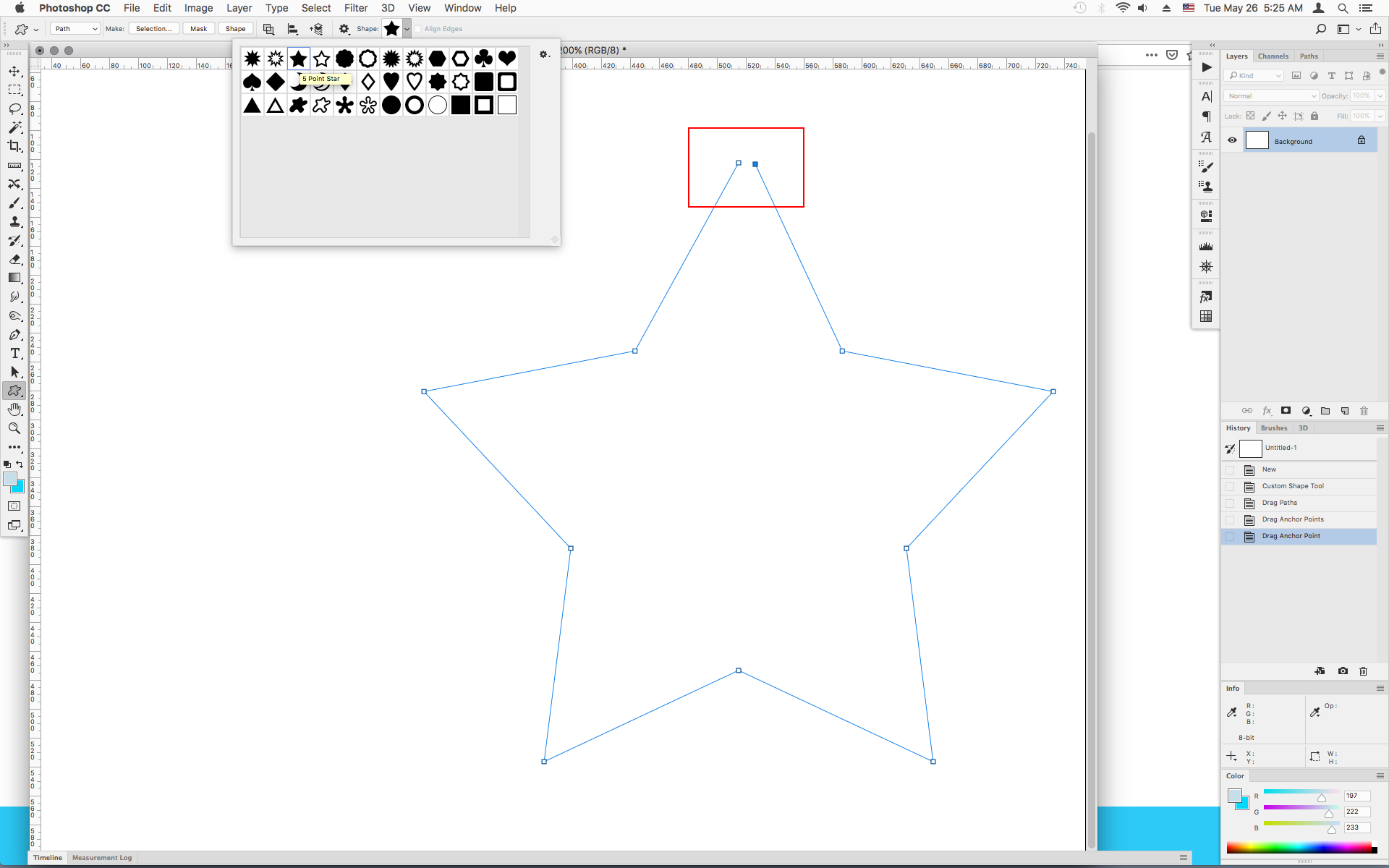 Filling a star shape with text - ERROR - Adobe Product Community - 11158837