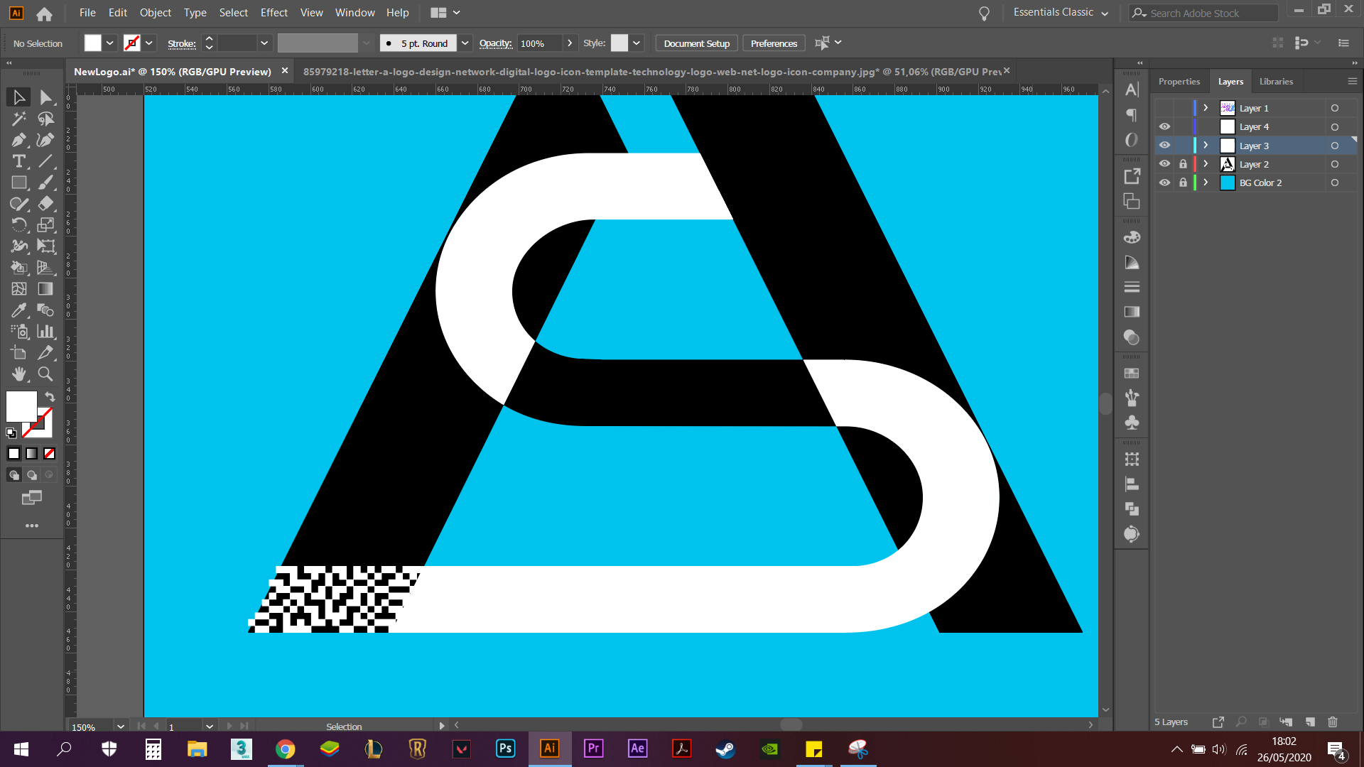 Digital pixel effect - illustrator - Adobe Product Community - 11158858