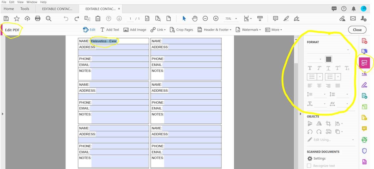 Can't Figure Out How to Change Font in Form Fields - Adobe Product ...